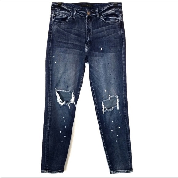 KanCan | Jeans | Kancan Distressed Paint Splatter Jeans | Poshmark